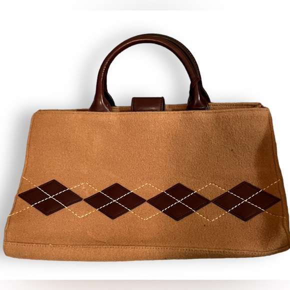 Etienne Aigner | Bags | Rare Argyle Leather Etienne Aigner Fall Winterauthentic Unique Purse ...